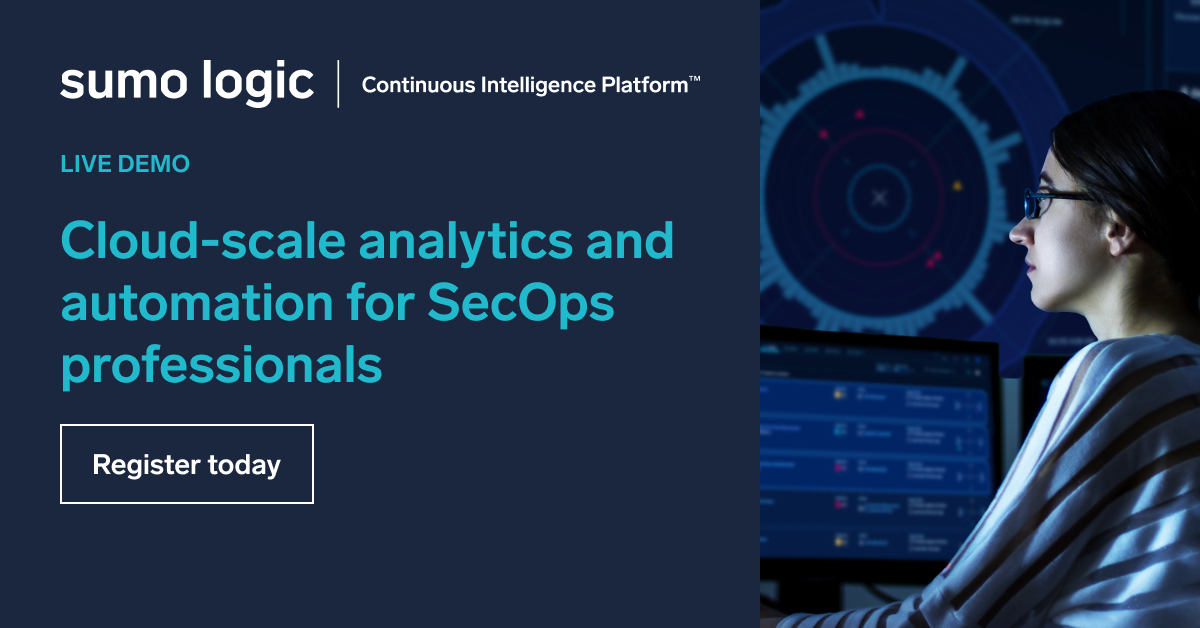 Continuous Intelligence, Log Management & Analytics: Sumo Logic