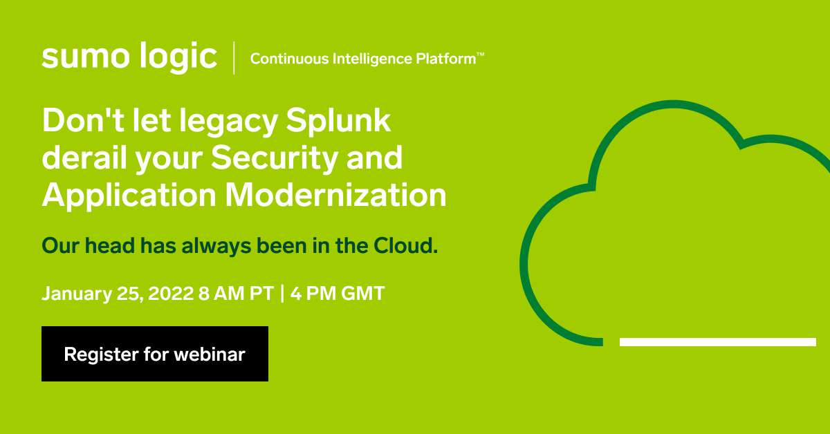 Continuous Intelligence, Log Management & Analytics: Sumo Logic